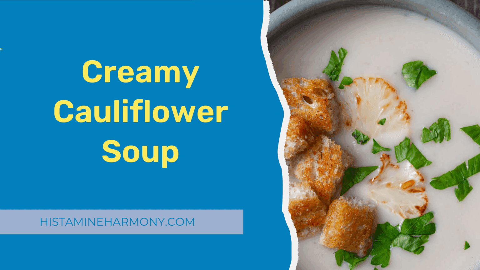 Deliciously Creamy Cauliflower Soup: Low Histamine Comfort in a Bowl ...